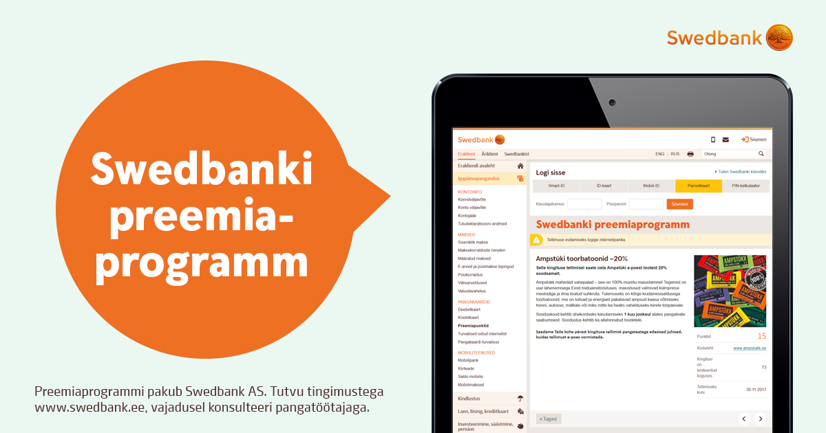 Swedbanki preemiaprogramm - Swedbank